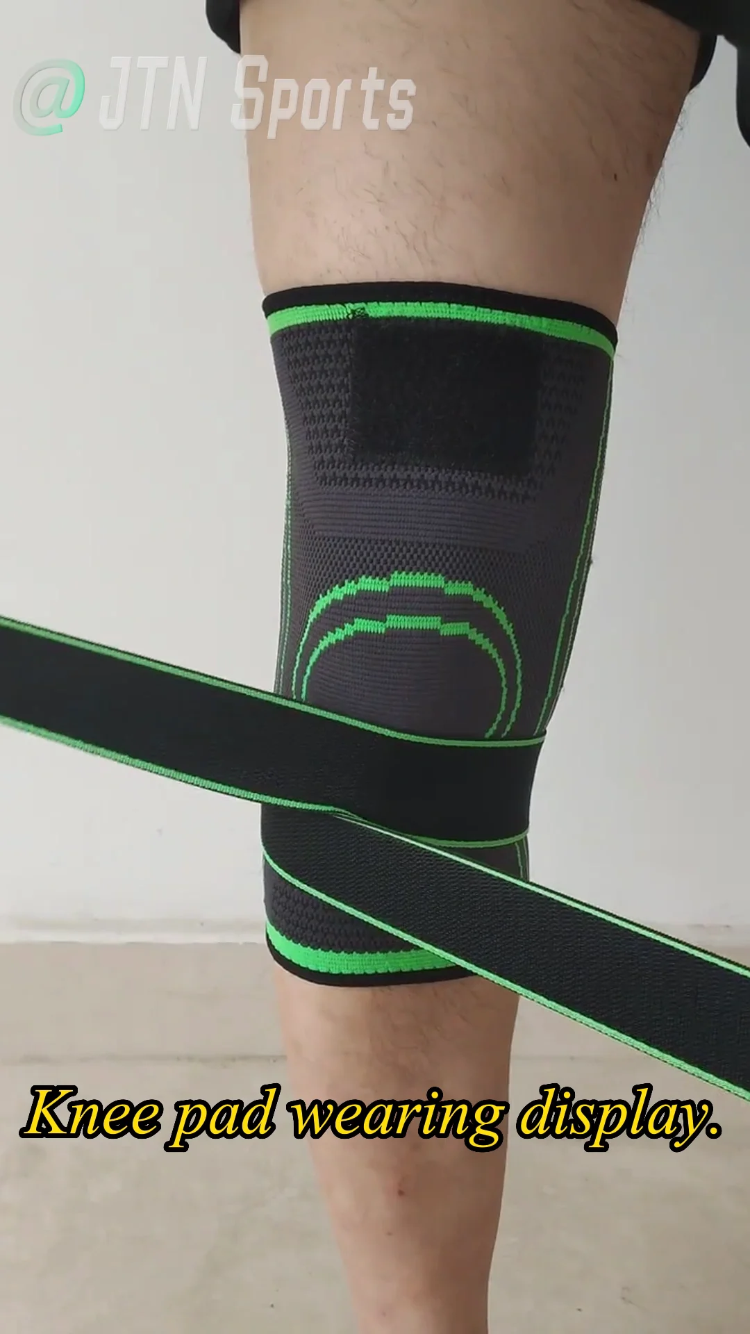 Wholesale Knitted Elastic Nylon Knee Pads Knee Support Sleeve ...