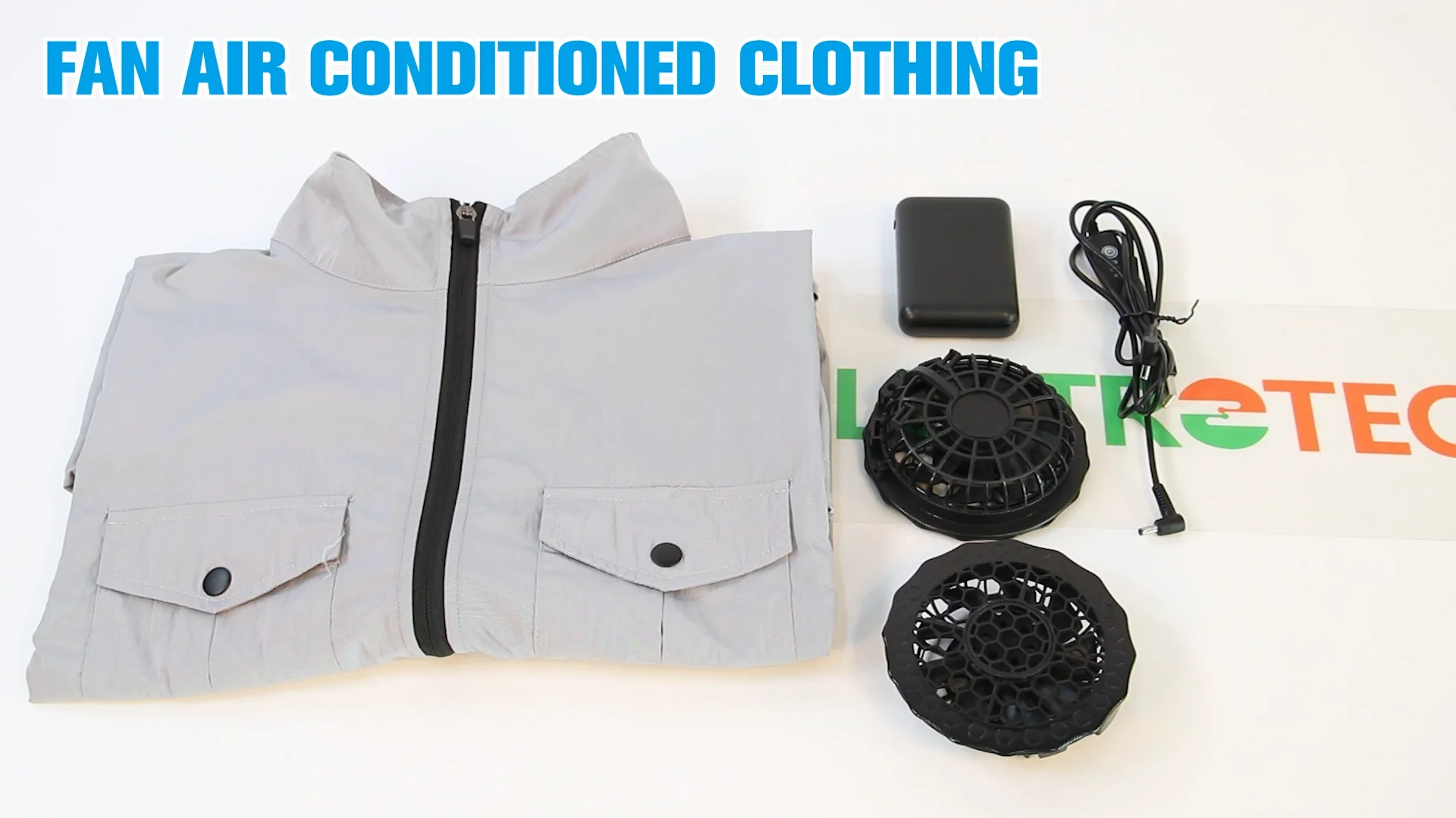 Men's Summer Smart Air Cool Clothes Outdoor Labor Protection Working ...