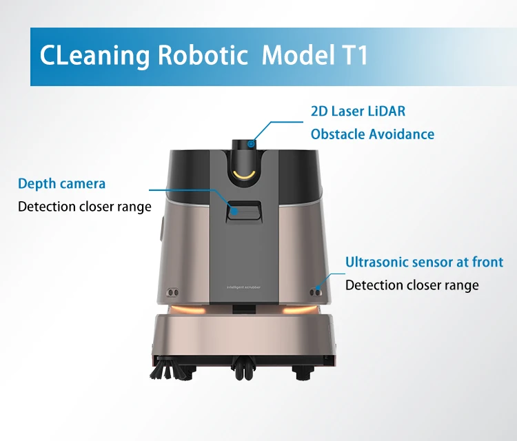 2d Laser Lidar Depth Camera Autonomous Driverless Cleaning Robot ...