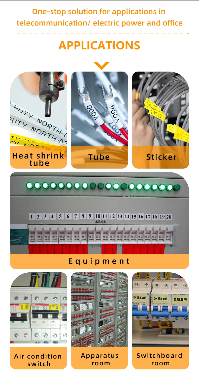 P800 Cable Wire Label Printer - Efficient Thermal Printing