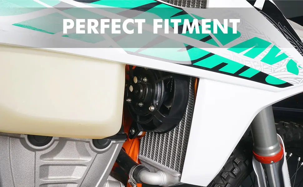 Nicecnc Radiator Cooling Cooler Fan For Ktm 250 300 350 450 Excf Xc Xcw ...