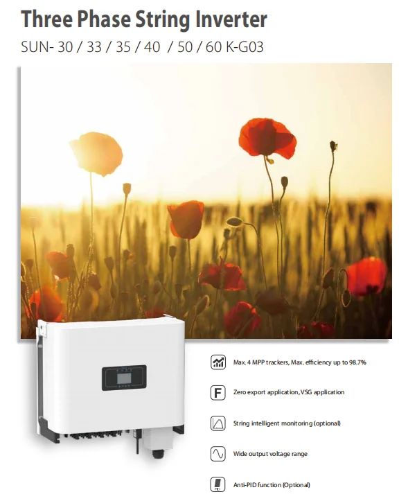 Deye Inverter Solar On Grid 50kw Sun-50k-g03 4 Mppt 3 Phase String On ...