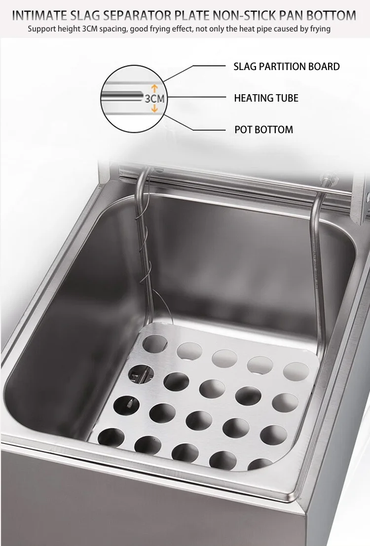 Rtk Electric Commercial Kitchen Equipment Fryer Pot Fried Chicken Deep ...