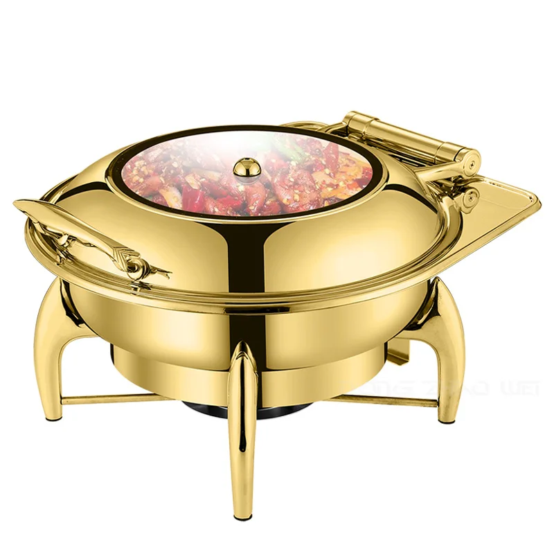 Customize Roll Top Chaffing Dishes for Luxury Buffet Set
