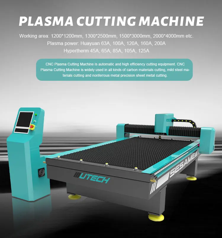 Utech Cnc Robot Cantilever Plasma Cutting Machine Cnc Water Table Price ...