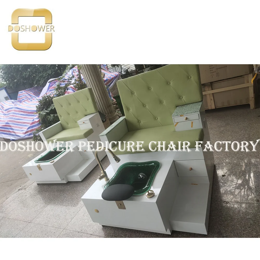 Pedicure Chairs Luxury Bench With Double Seats Lounge Spa Bench For ...