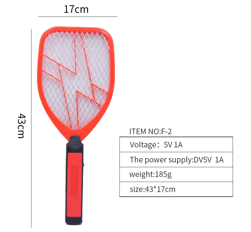 Portable Electric Mosquito Racket - Effective Insect Control