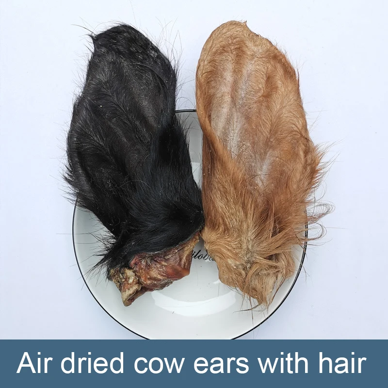 Evernew Nature Cow Ears with Hair - Premium Dog Chews