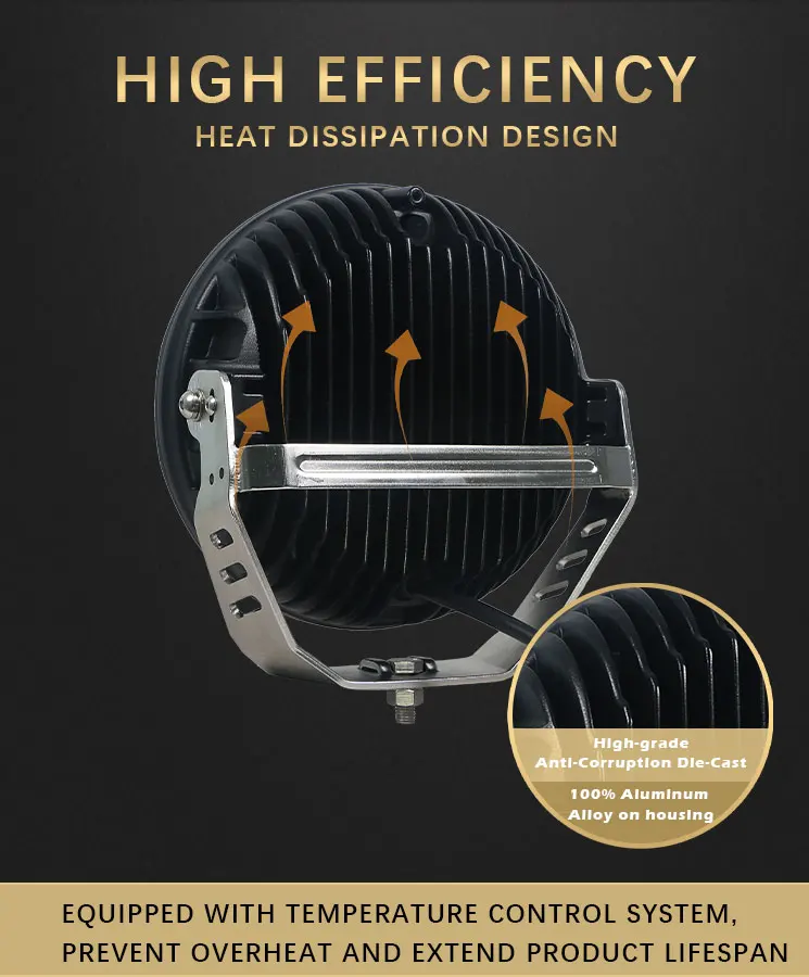 Super Bright 9 Inch LED Driving Lights High Power off Road 4x4 ...