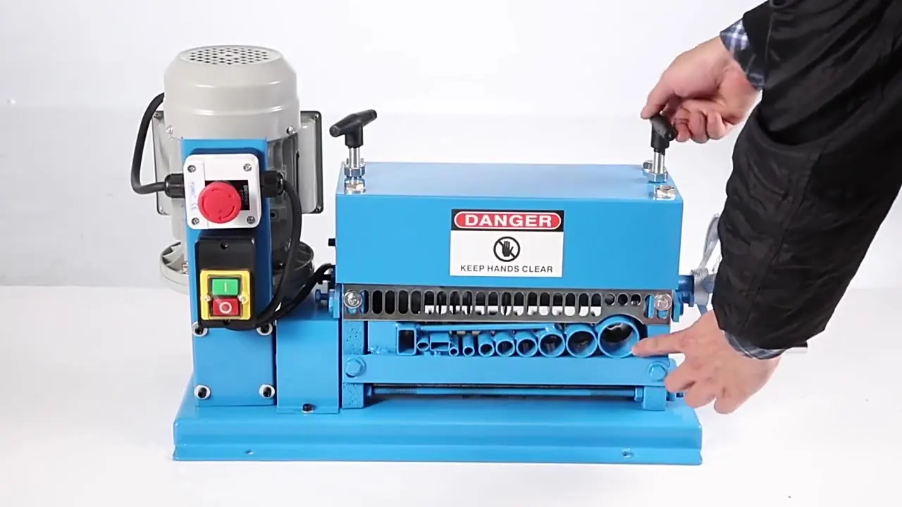 Small Electrical Wire Stripping Machine Used Coaxial Cable Stripper ...