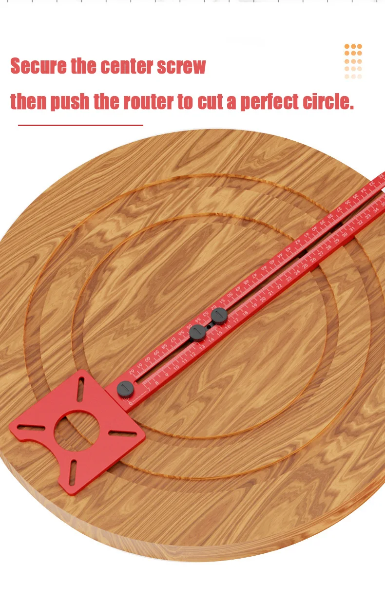 Imbot Professional Woodworking Circle Cutter Aluminum Alloy Router ...