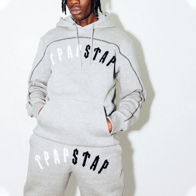 High quality tracksuit latest fashion men chenille tracksuits for men ...