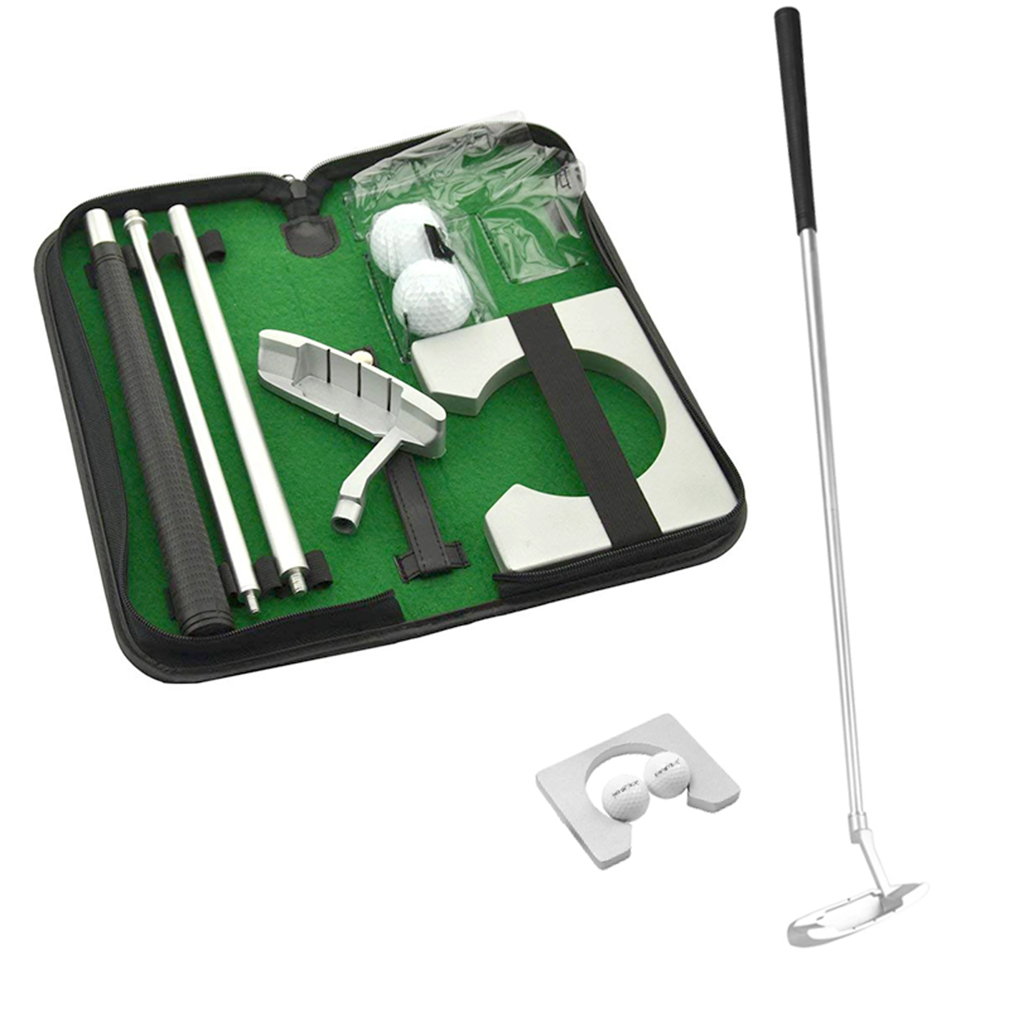 How True Indoor Golf Putting Practice Aluminum Golf Putter Set ...