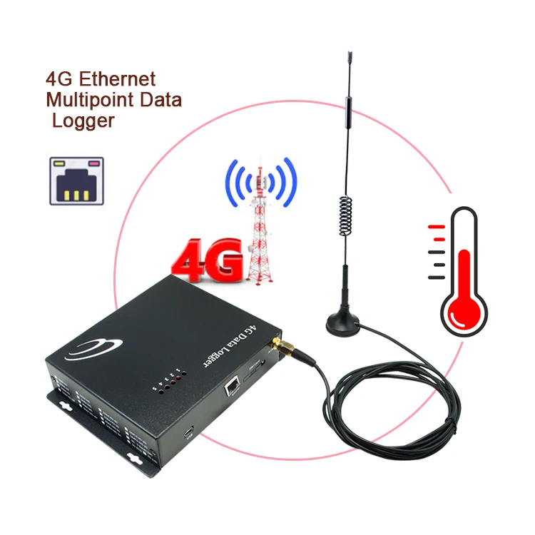 Analog Pulse Channel 4g Ethernet Data Collector Temperature Humidity Data Logger - Buy Analog ...