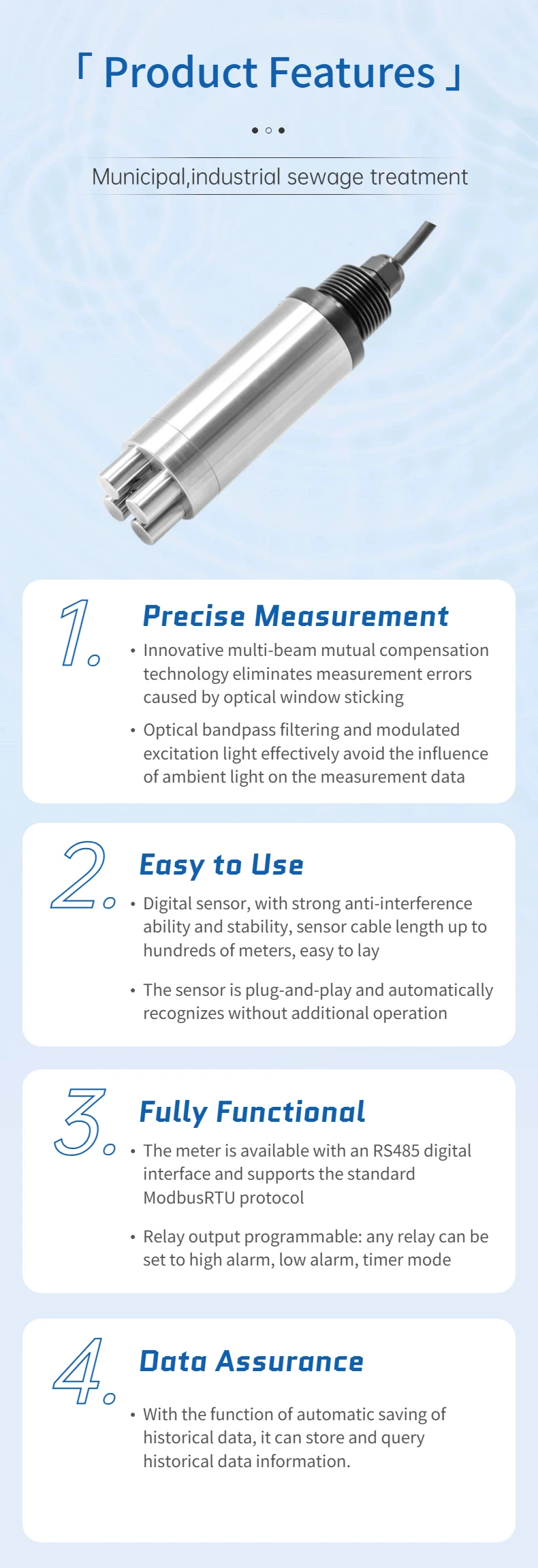 Online Suspended Solids Analyzer Turbidity Meter for Water Quality ...