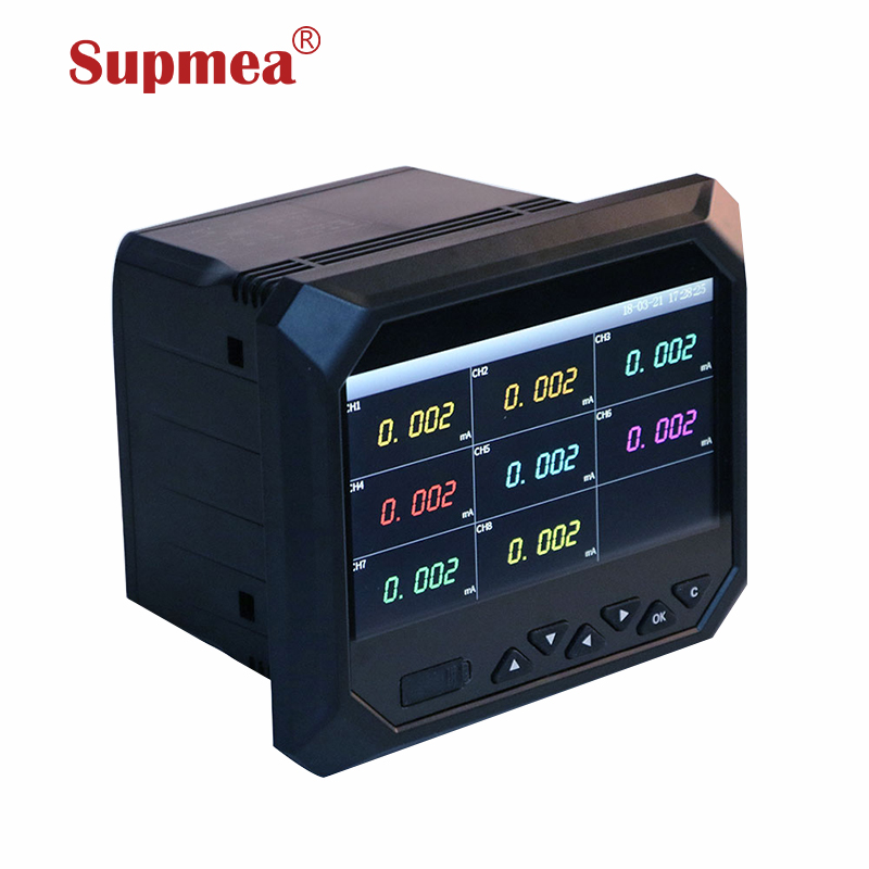 18 Channels Universal Input Color Paperless Recorder Temperature ...
