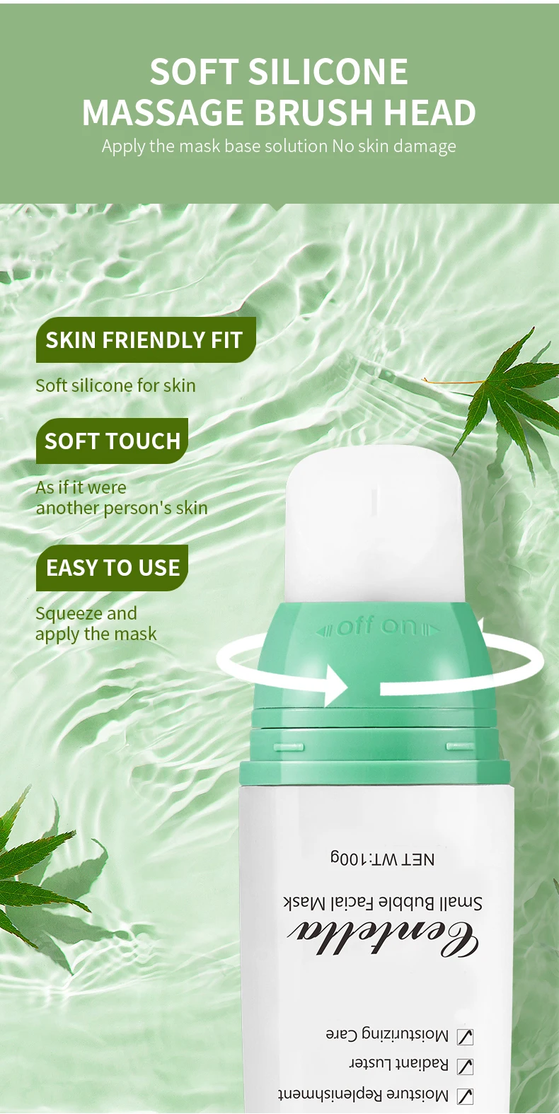 Ocheal Centella Centella Small Bubble Mask Cleansing Mask Moisture ...