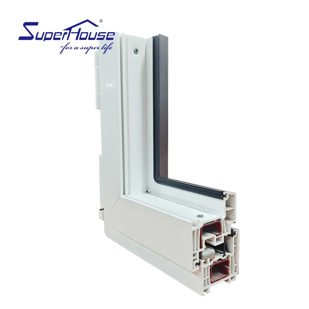UPVC Casement Window with European System Profile Section of Upvc ...