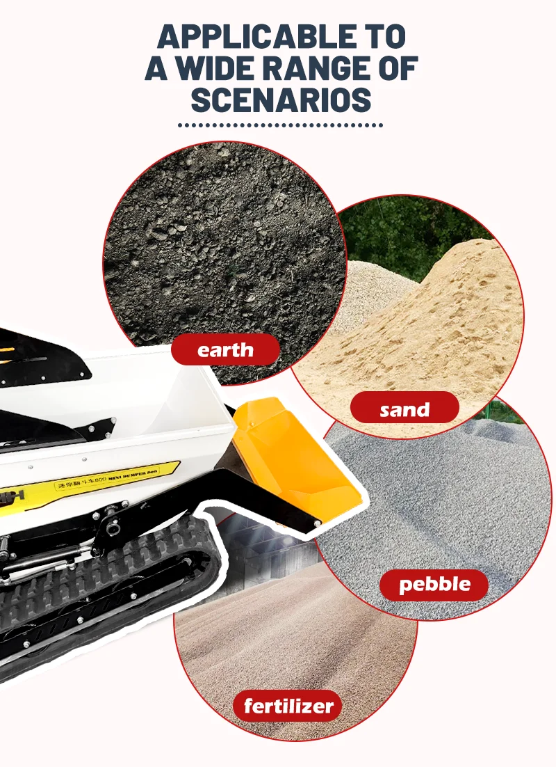 20hp Power Tracked Concrete Buggies for Sale - High Efficiency