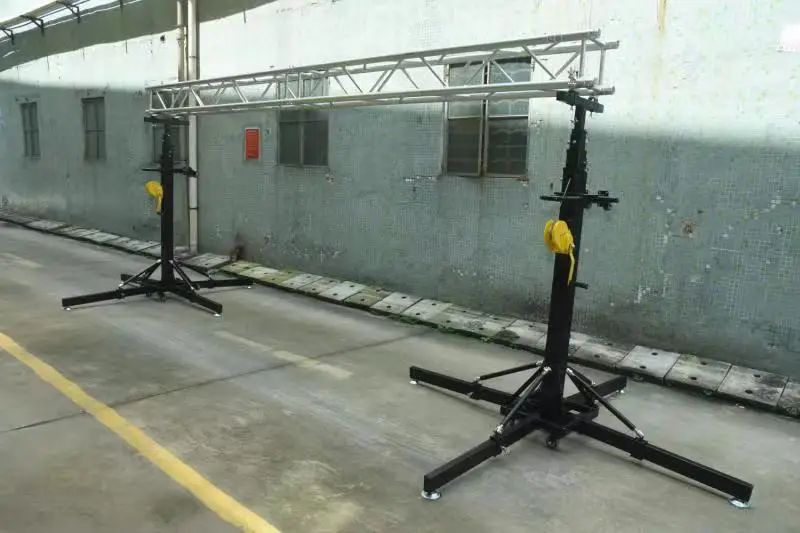 7m Speaker Lifting Tower - Heavy Duty Crank Stand Light Truss
