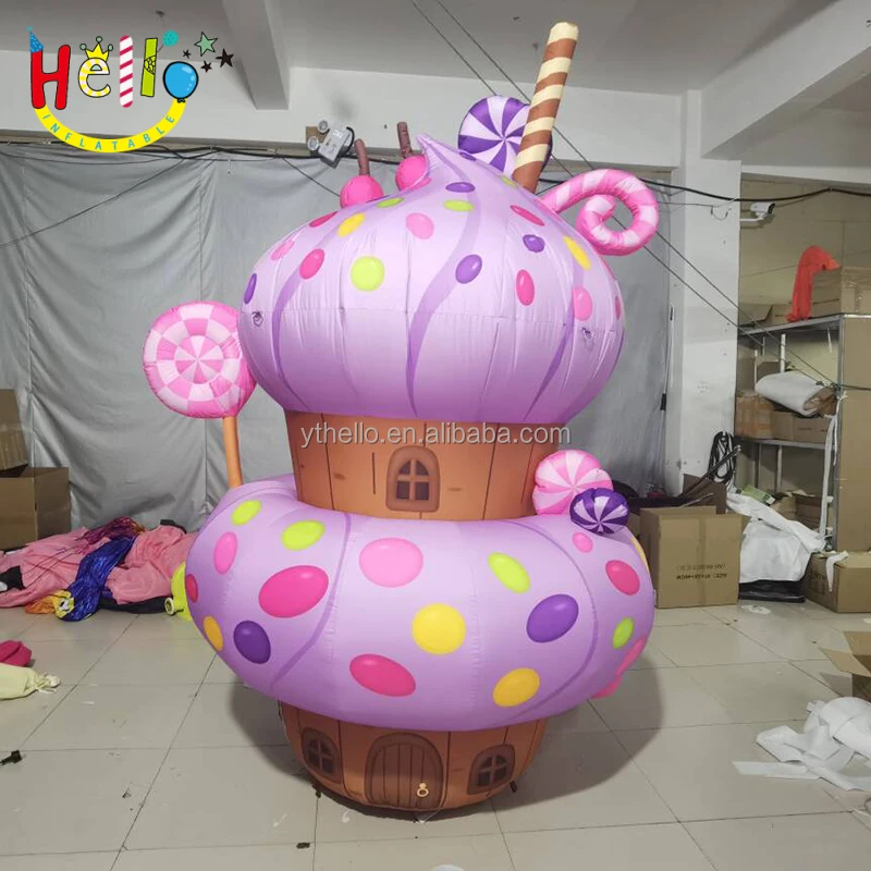 Birthday Party Decoration Inflatable Cake Dessert Model Inflatable ...