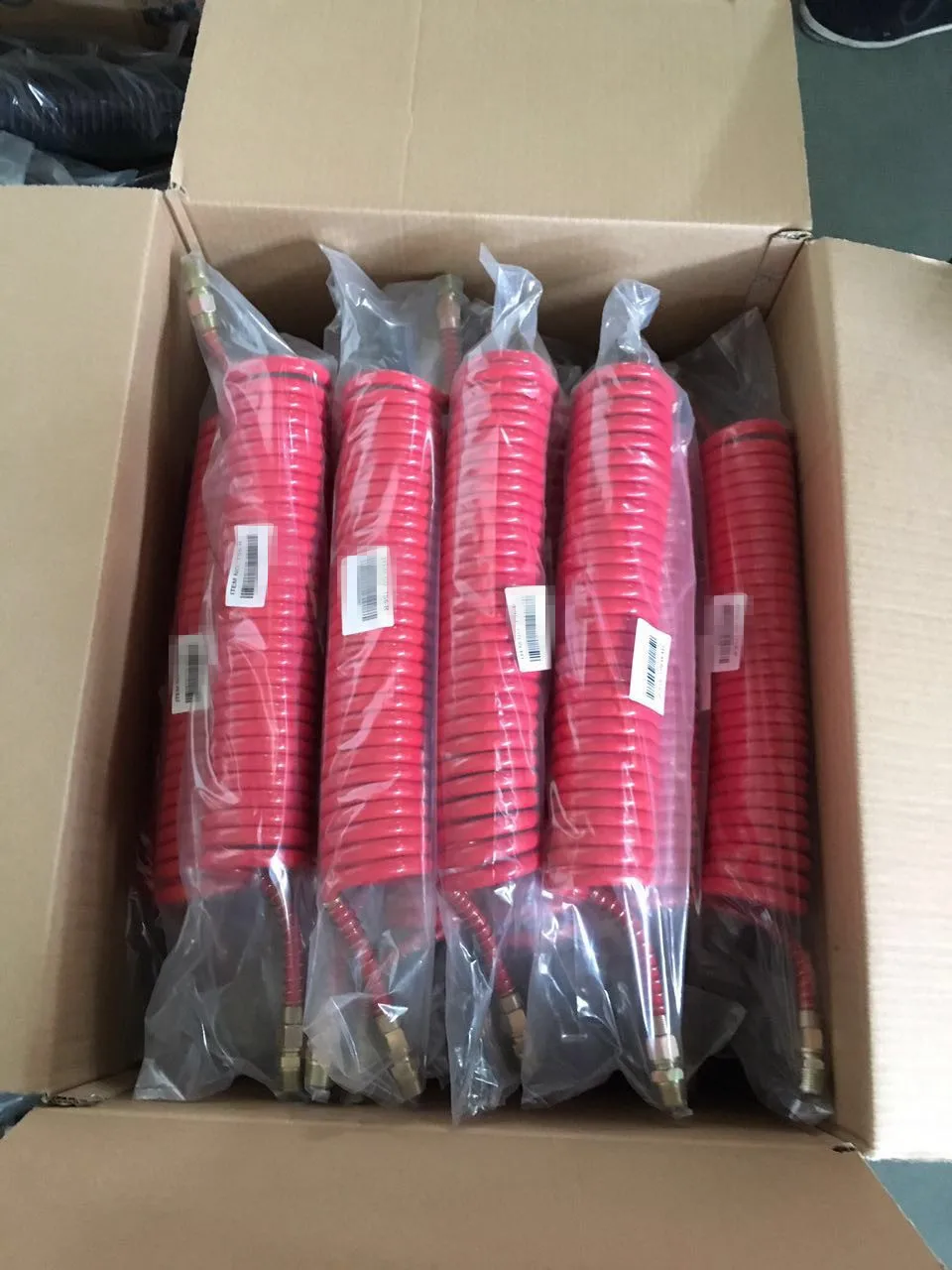 Small Diameter Plastic/nylon Air Brake Coils/pa Hose Nylon Recoil Air ...