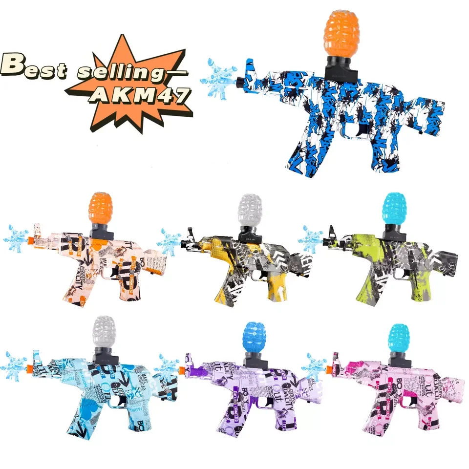 Realistic Pistol Hidrogel Strikeball Gan Electric Akm47 Water Splatter Guns Ak Tiktok Same Style ...