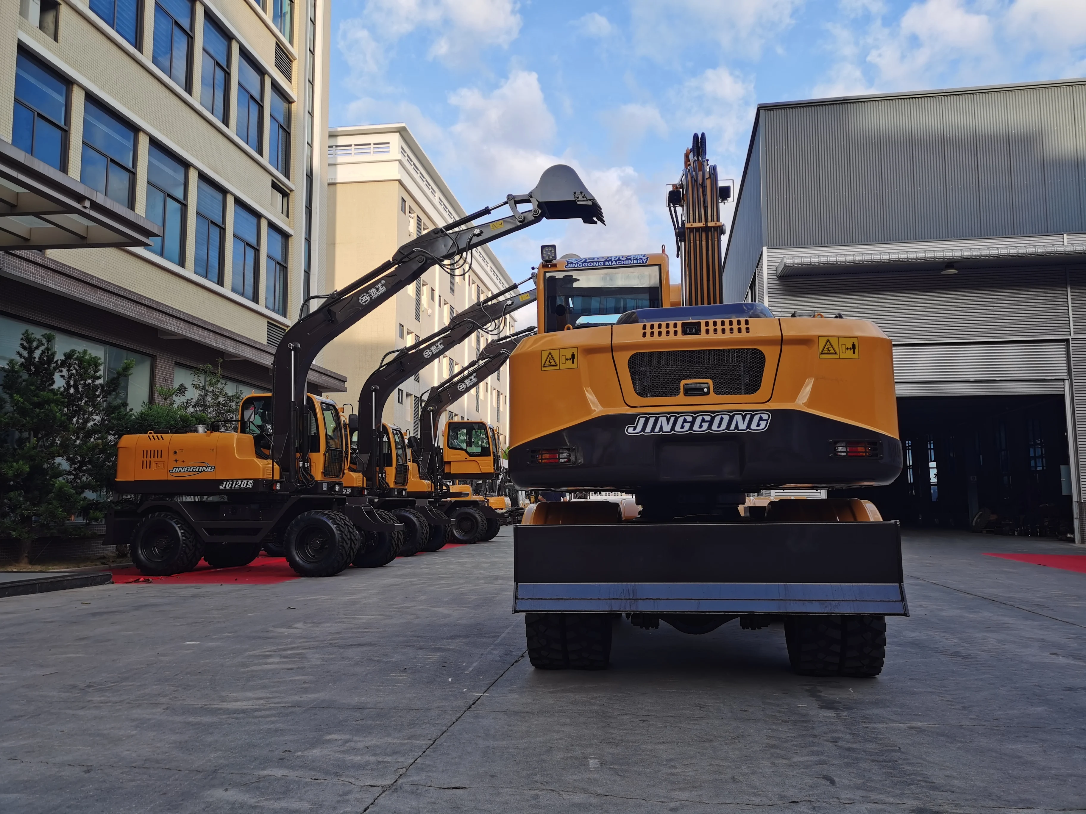 Jg Brand Digger Loaders Excavators Backhoe Engineering Construction ...