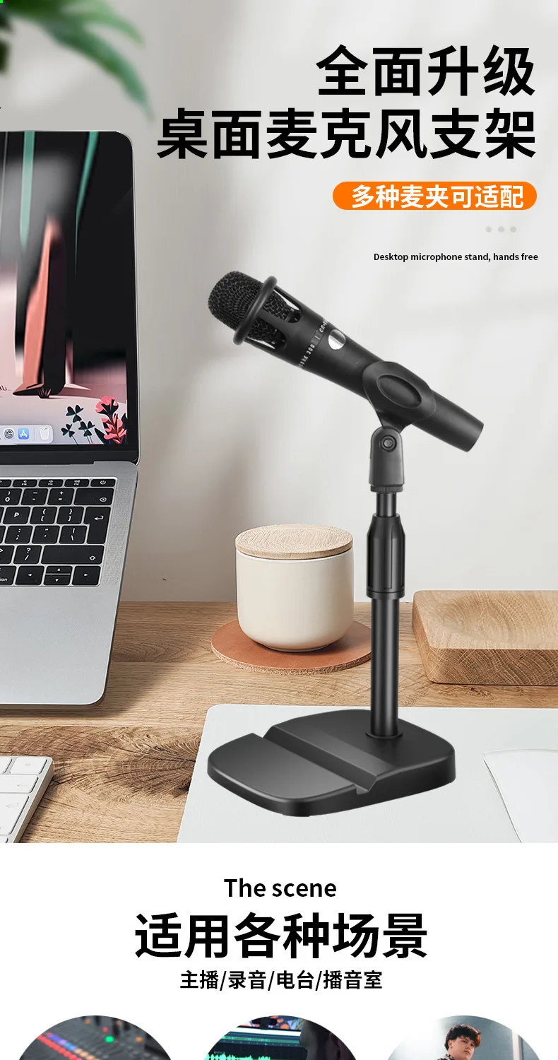 Best P2 Flexible Microphone Foot Stand on Stage Flexible Table ...