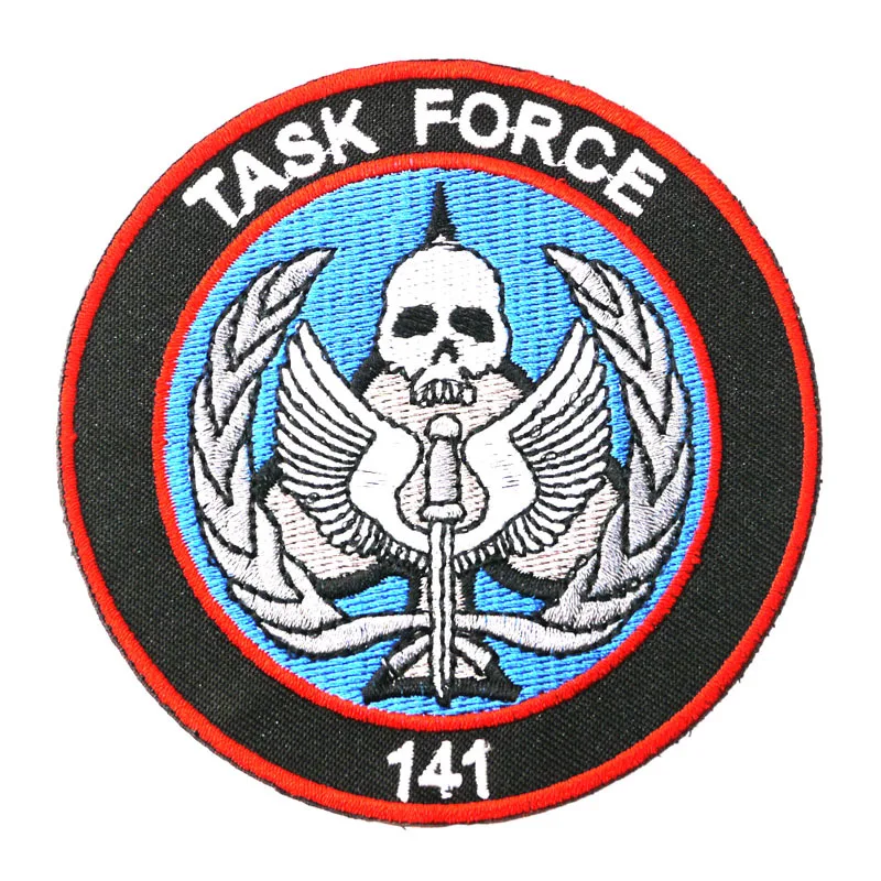 Task 141 UKSF & US Delta Force Embroidery Patches with Hook Loop