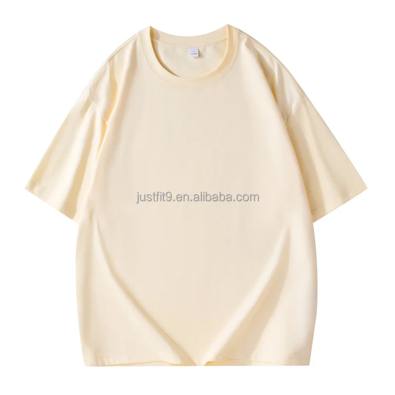 Custom Logo High Quality 260 Gsm Heavy Weight Box Fit 100% Cotton Drop ...