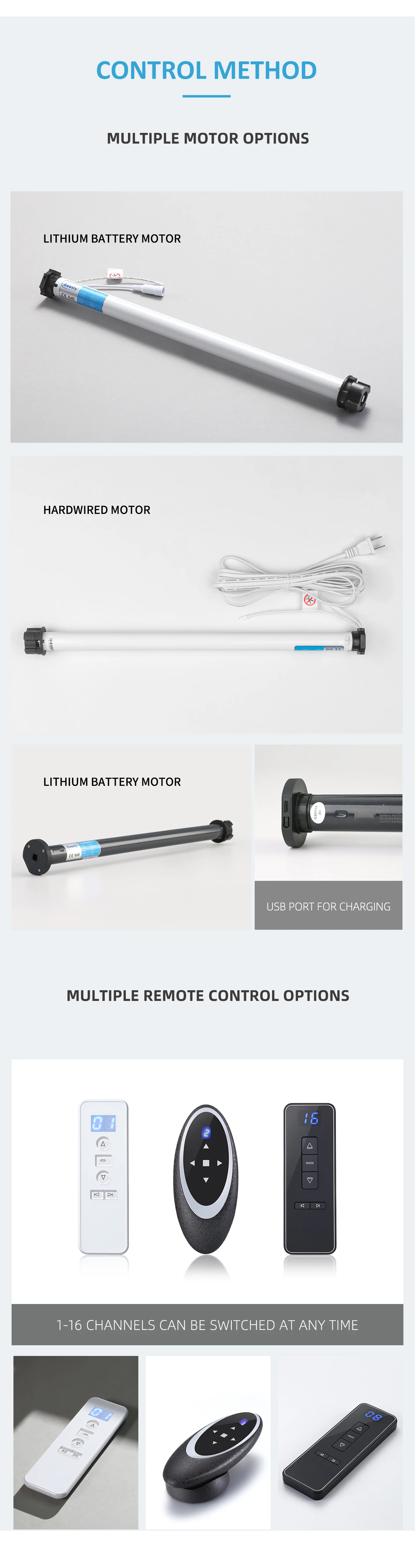 Remote Control Blinds Blackout Motorised Blinds Motorized Roller Blinds ...