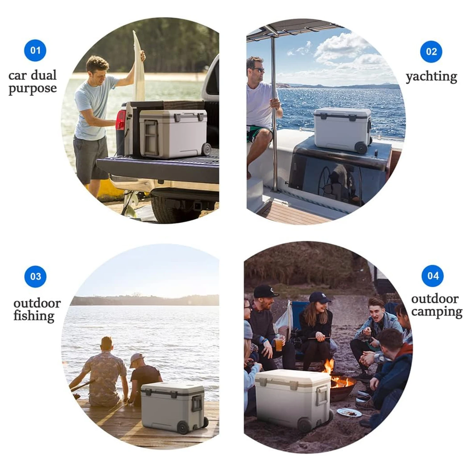 Keep Fresh Beer Portable Ice Cooler Plastic Ice Cooler Box Camping ...