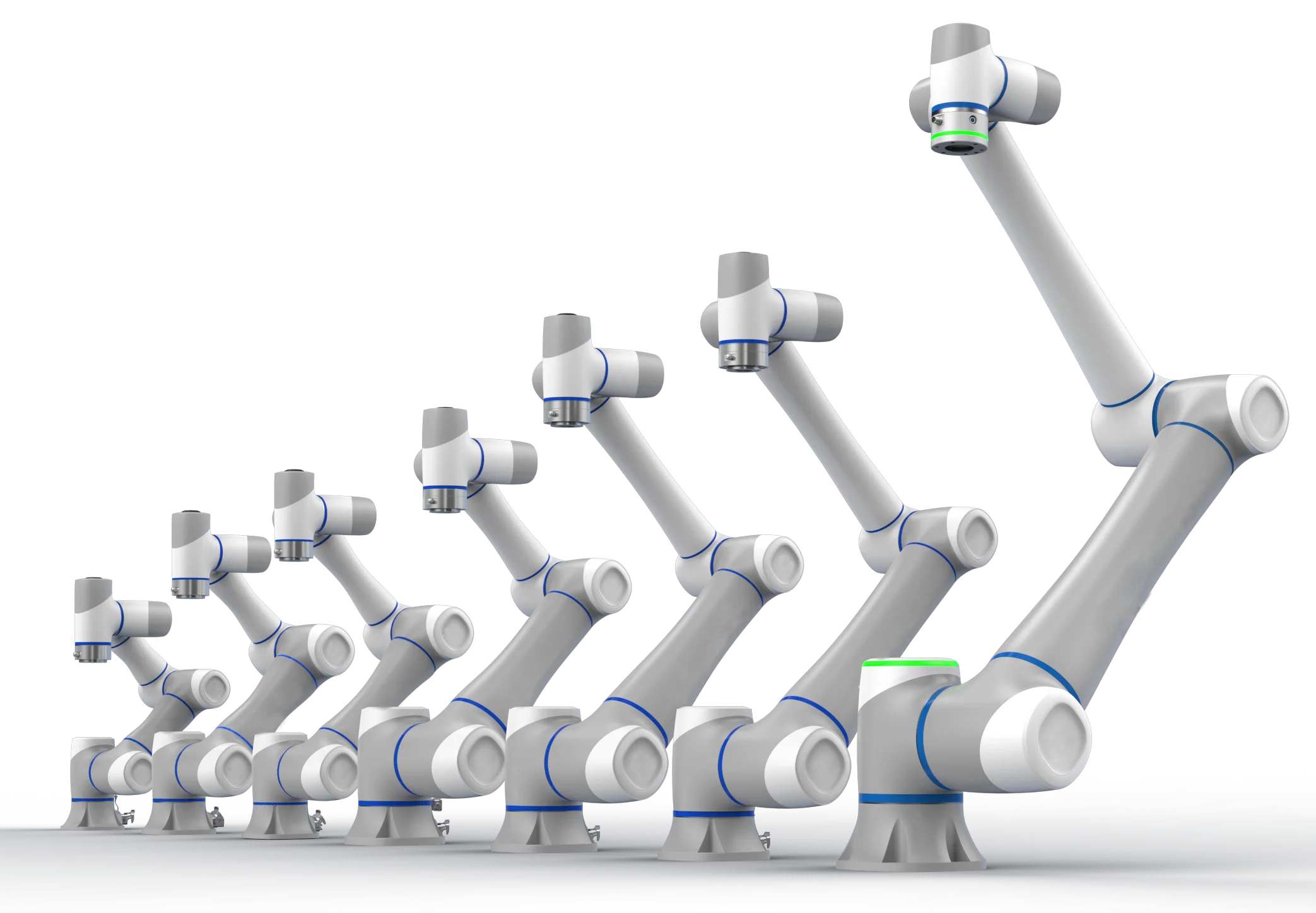 Industrial Collaborative 6-Axis Robotic Arms 5kg Payload Aluminium ...