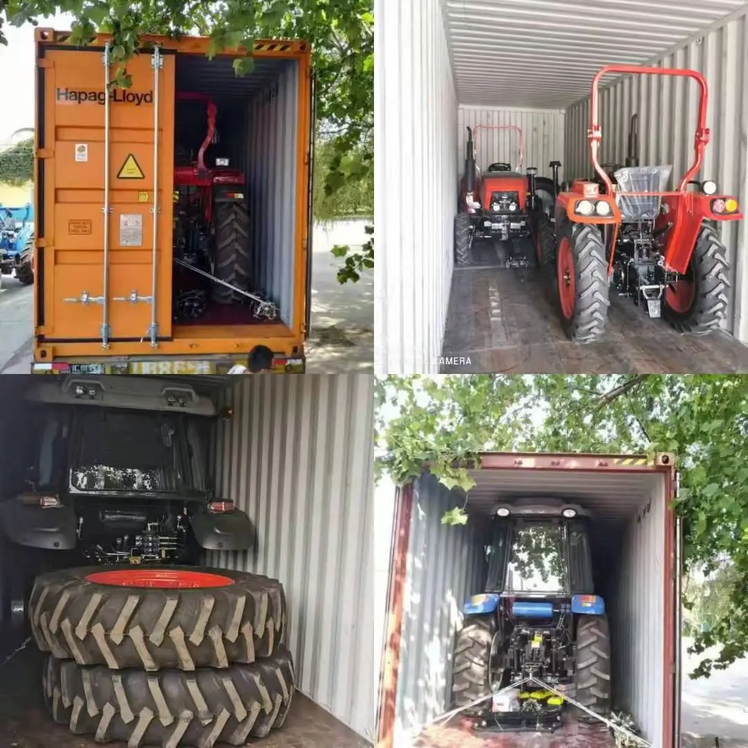 Farm New 4wd Multi-functional Tractores Cheap Price 60 Hp Compact Mini ...