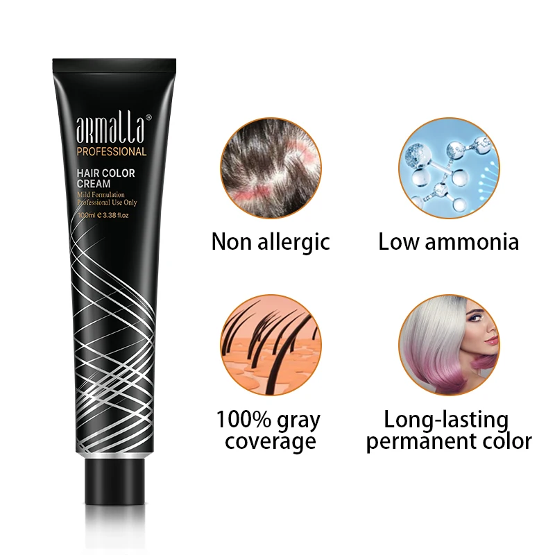 Armalla Professional Low Ammonia Color Lightening Permanent Hair Colour ...