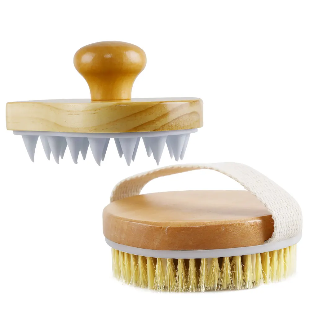 Soft Silicone Hair Care Tools Waterproof Shower Scalp Scrubber Scalp ...