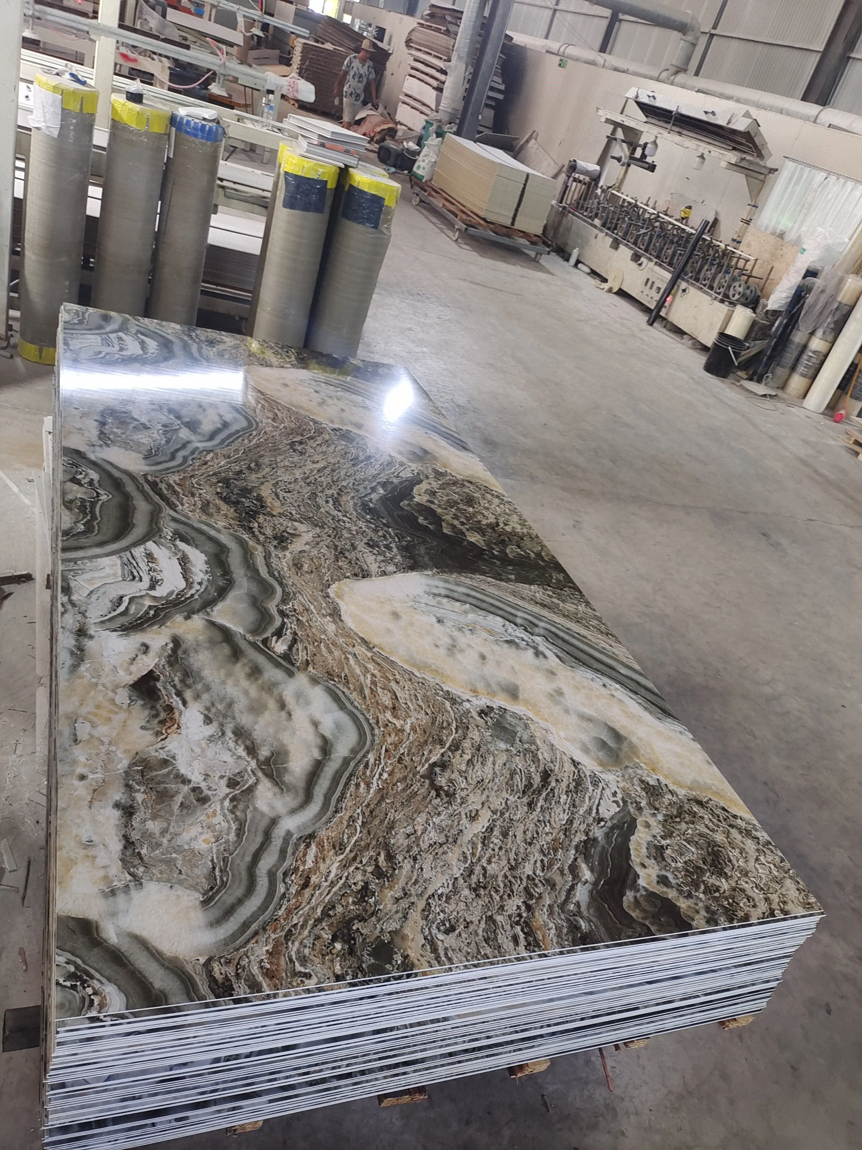 Uv Marble Sheet Pvc Boards Wall Decoration Panel Marmol Pared Marble ...