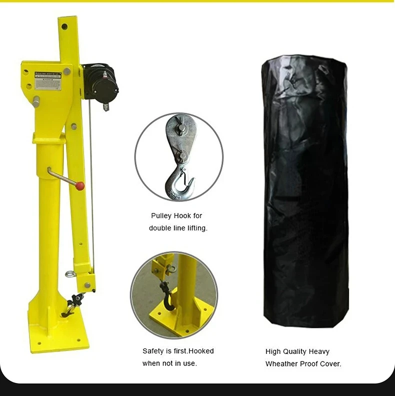 Mini Jib Crane - 500KG Lifting Capacity for Small Trucks