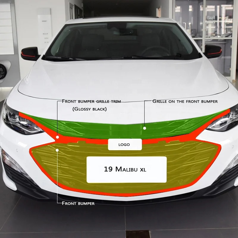 Front Grille Assembly for 2019 Chevrolet Malibu XL European Style ...