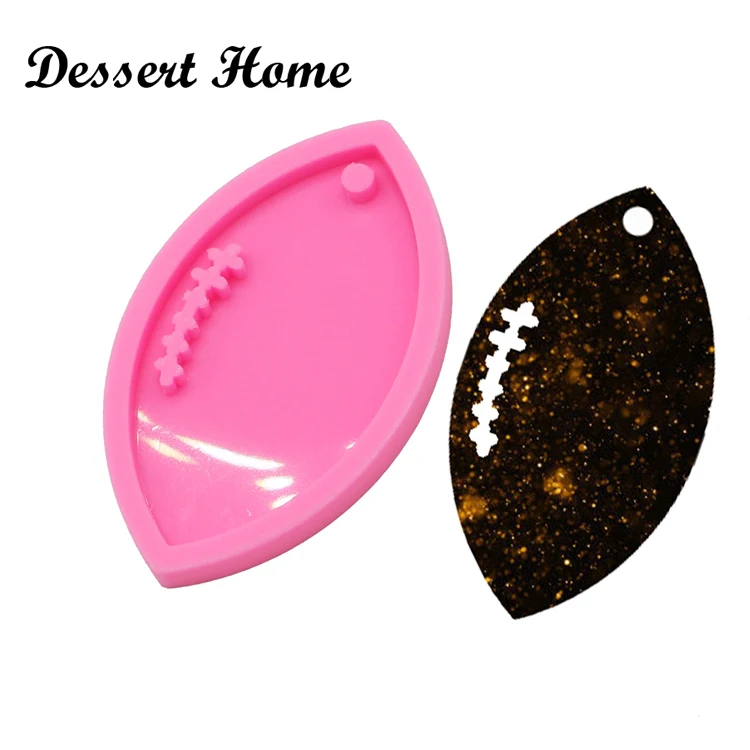 Football Keychain Silicon Mold Sculpting & Forming Molds etna.com.pe