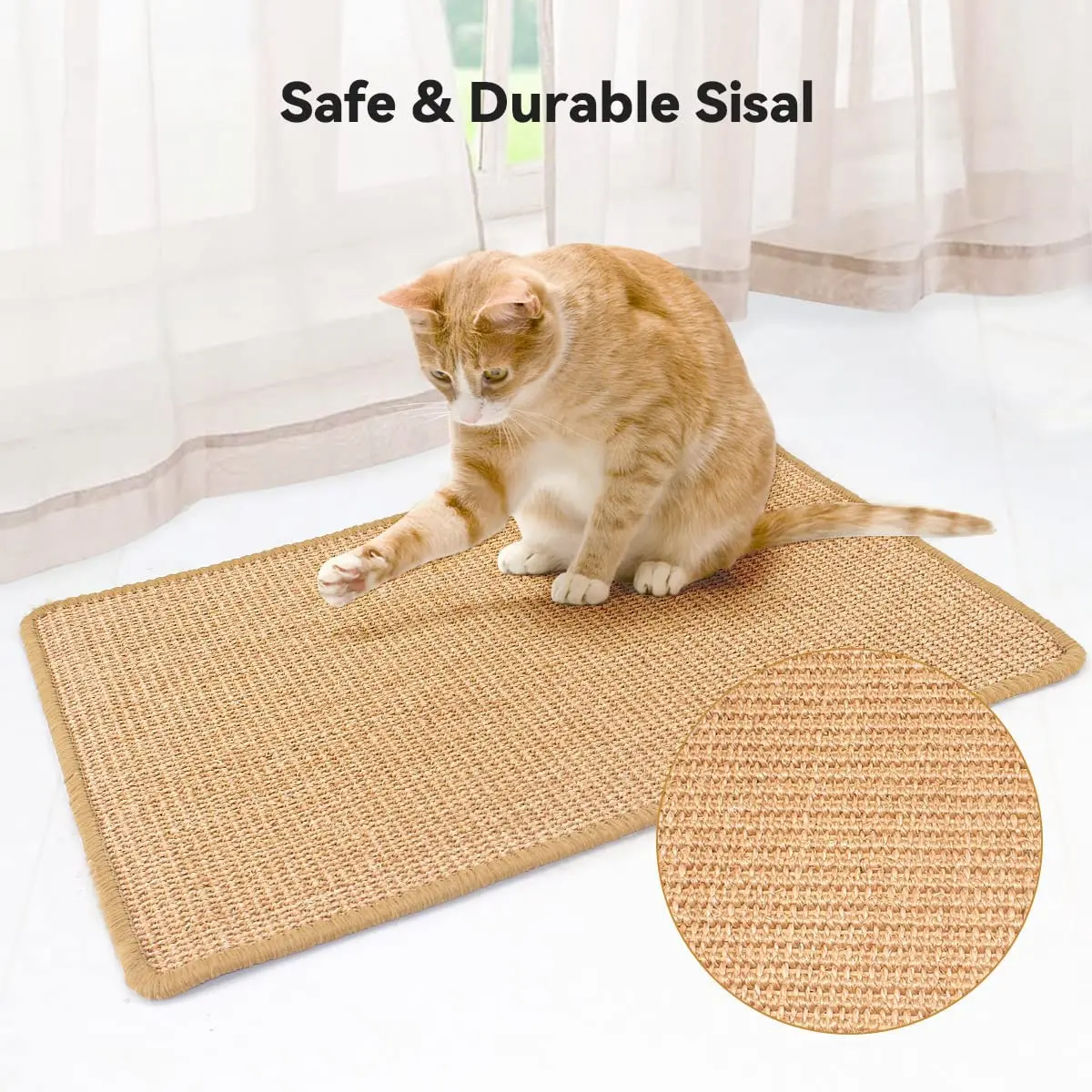 Wholesale Customized Size Cat Floor Scratching Rug