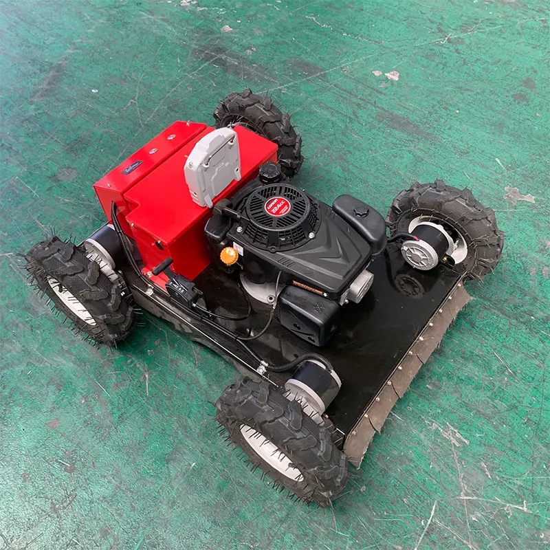 Electric Crawler Bush Cutter AI Robot Lawn Mower for Home Use