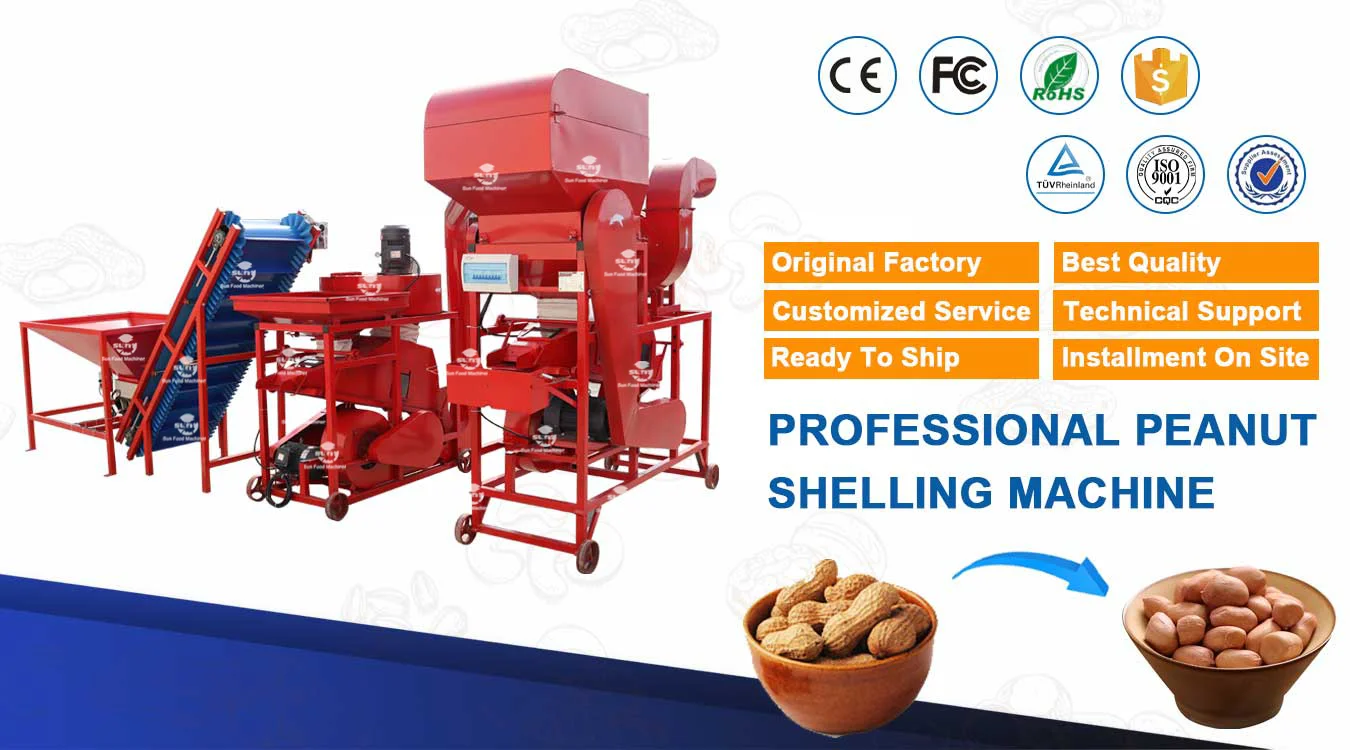 High Performance Peanut Sheller Machine Nut Shelling Ground Nut ...