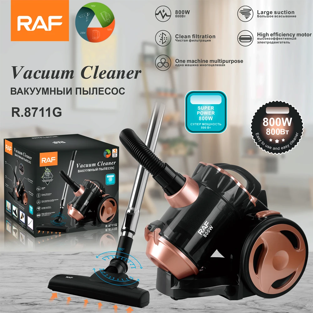 RAF 800W Bagless Cyclone Vacuum Cleaner - Efficient & Versatile