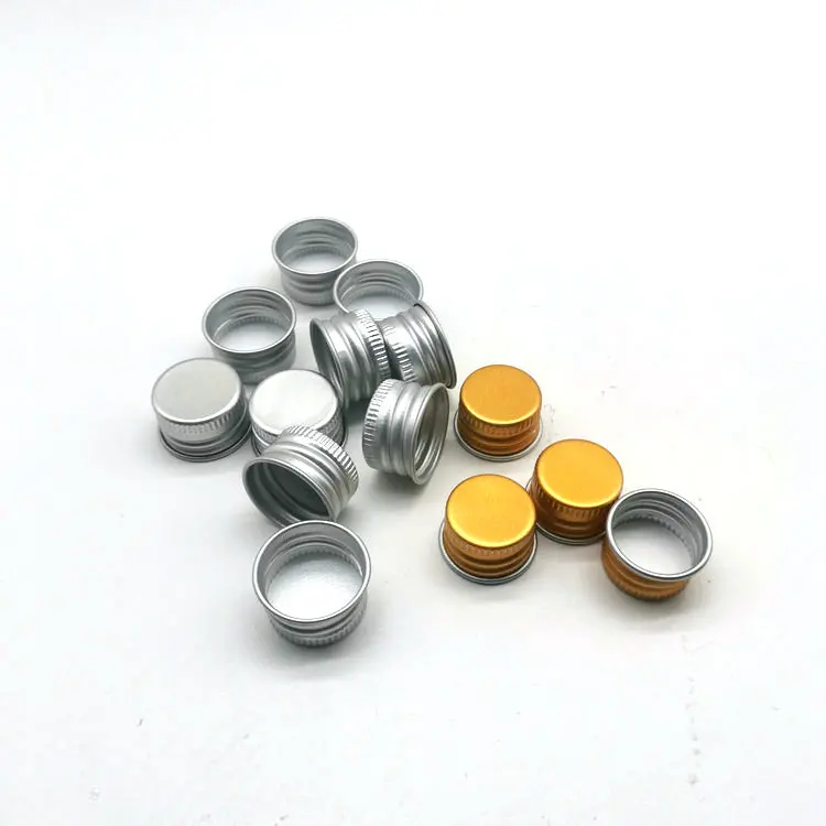18mm 20mm 22mm Screw Aluminum Cap with PE PAD for boston Bottle ...