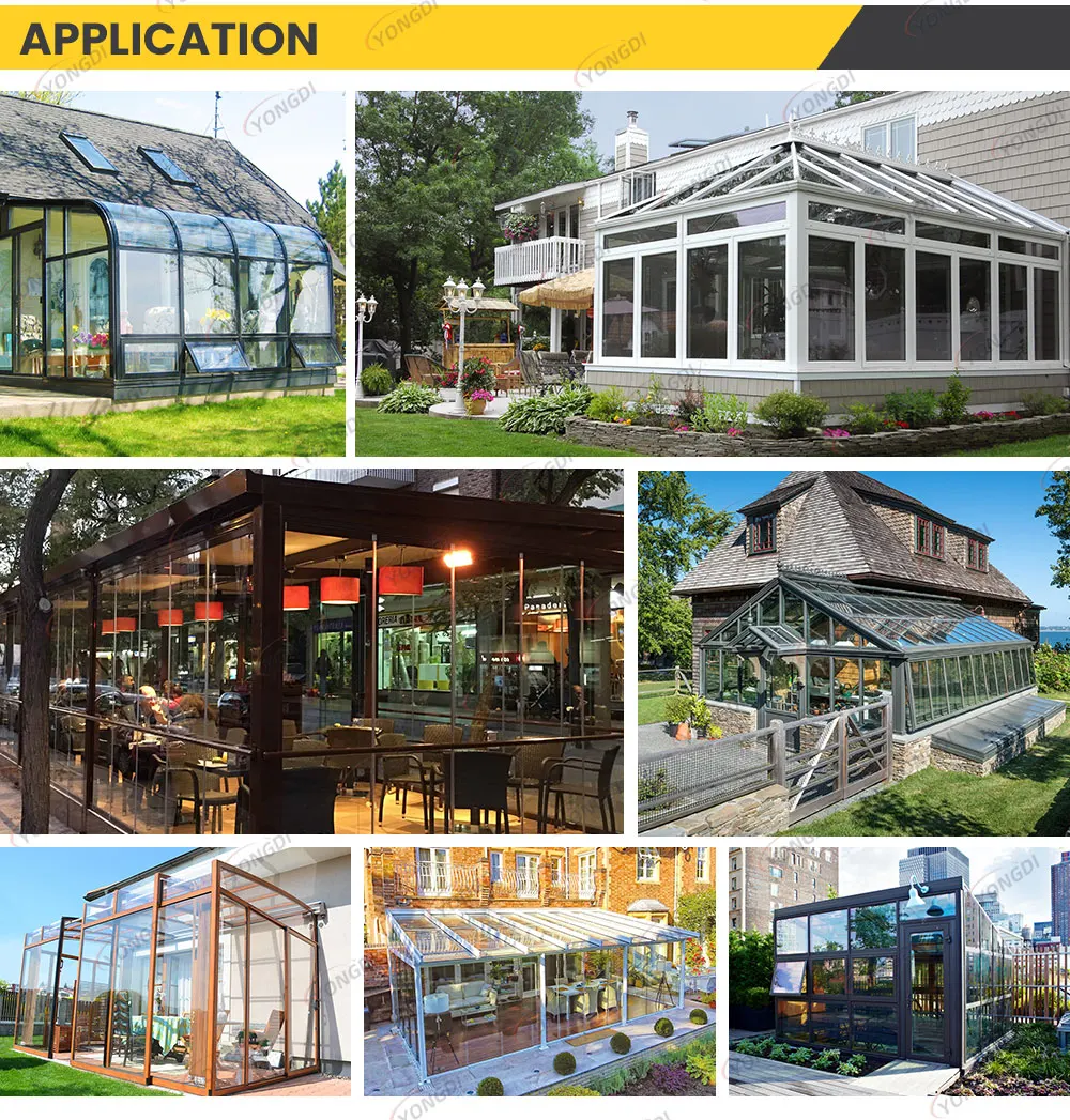 Aluminum Metal Frame Winter Garden - Eco-Friendly Sunroom