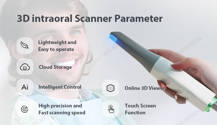 Digital Intraoral Scanner All-In-One Oral Scanner Mobile Cart Dental ...