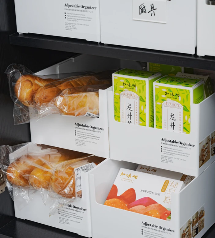 Plastic Retractable Expandable Home Cabinet Space Storage Expanding ...