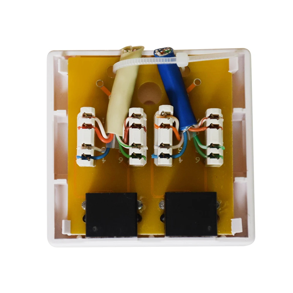 Mt-5828 Single Dual Port Stp Type Rj45 Keystone Jack Network Surface ...